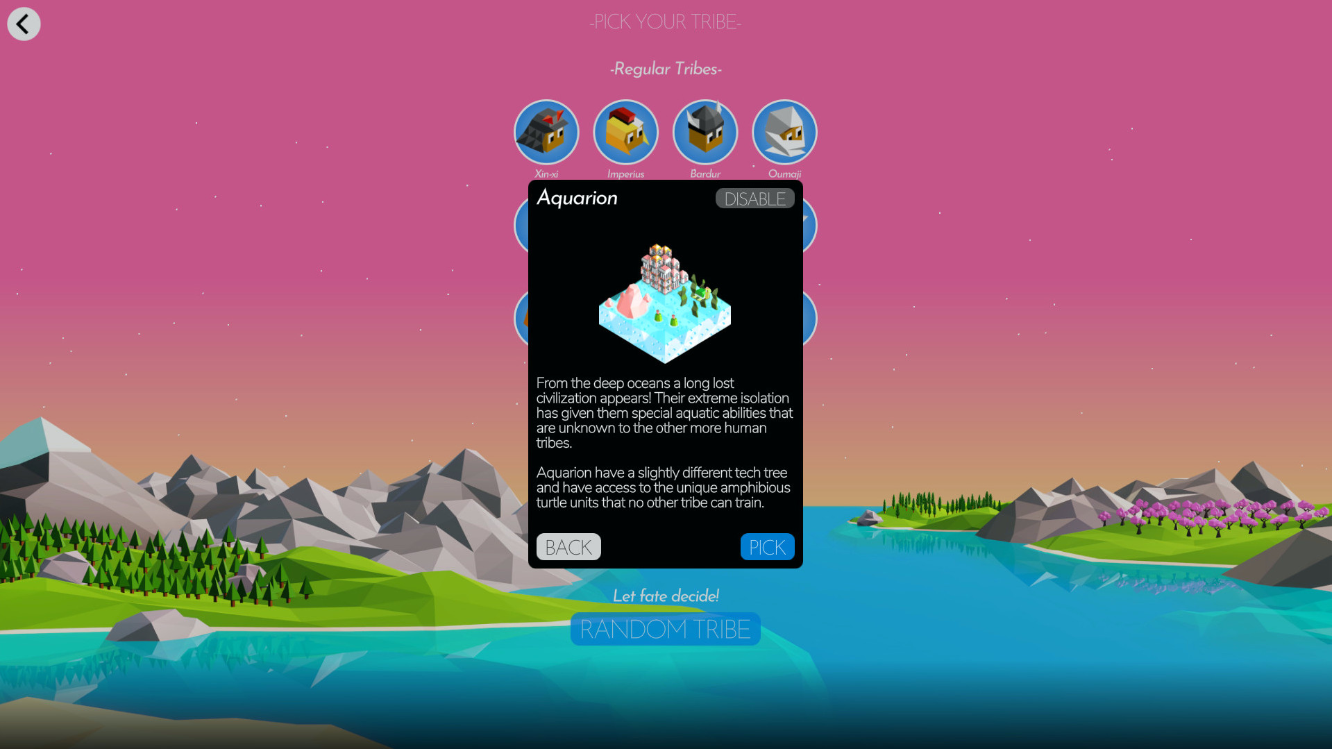 Купить DLC The Battle of Polytopia - Aquarion Tribe от 125 ₽ на iwillplay